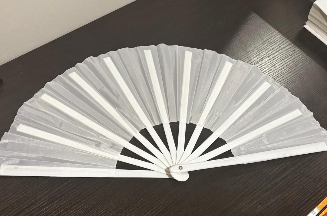 Blank White Sublimation Clack Fan, Custom Festival Hand Fan - Etsy