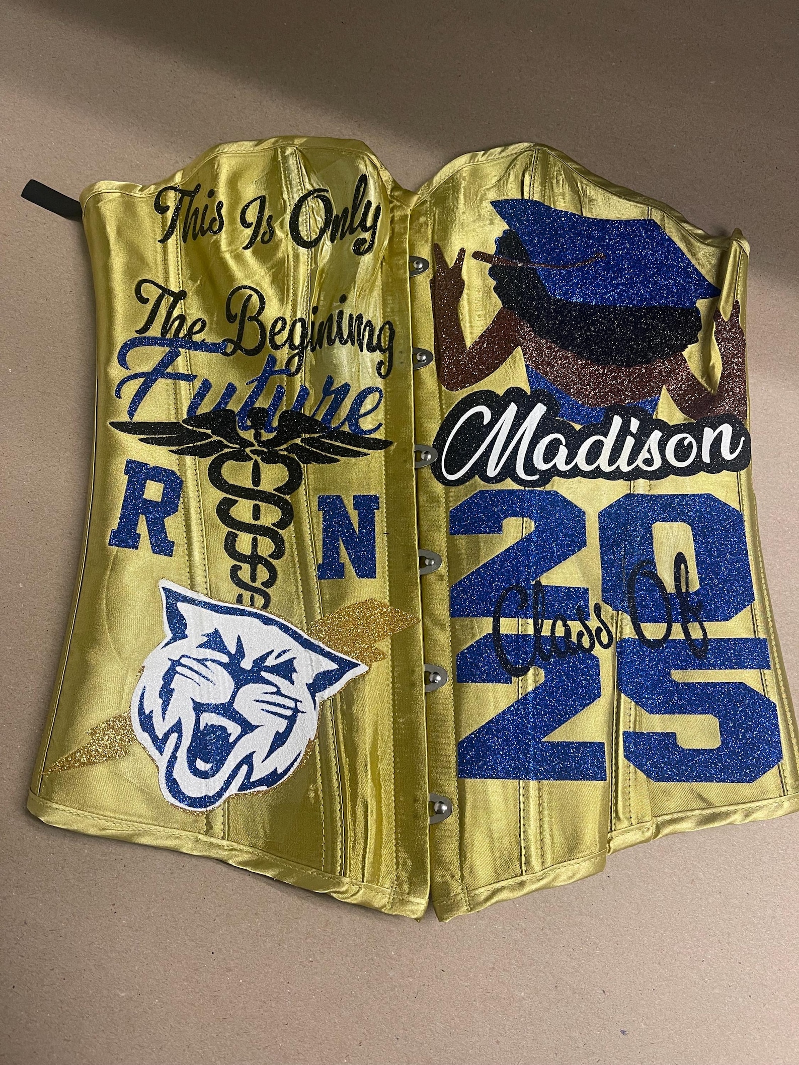 Custom Graduation Sweater & Skirt Set – Personalized Senior Outfit ...