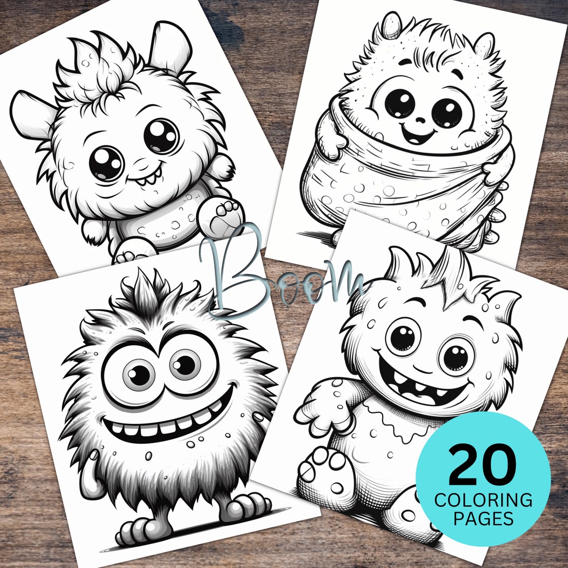 Snuggle Monsters Coloring Pages, Monsters Coloring Pages, Cuddle ...