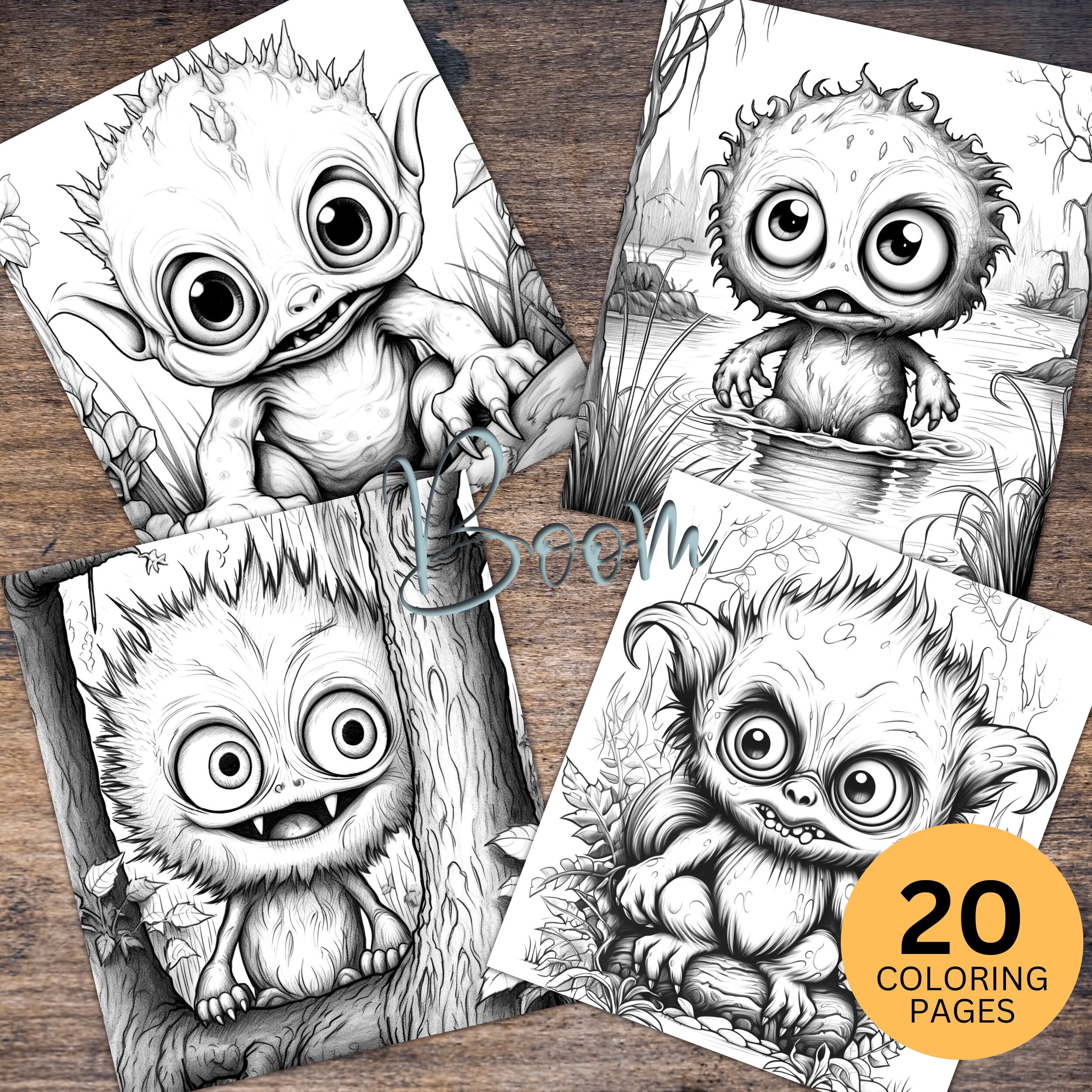 Baby Monsters, Little Monsters Coloring Pages, Monster Coloring Page ...