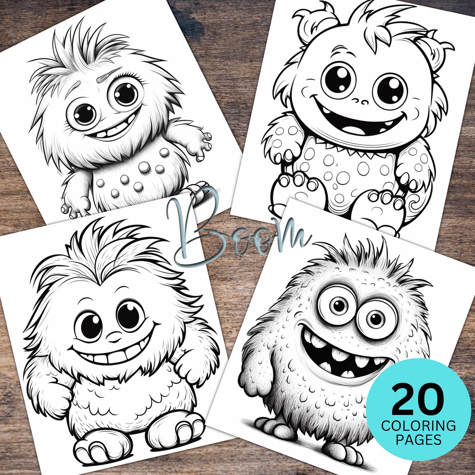 Snuggle Monsters Coloring Pages, Monsters Coloring Pages, Cuddle ...