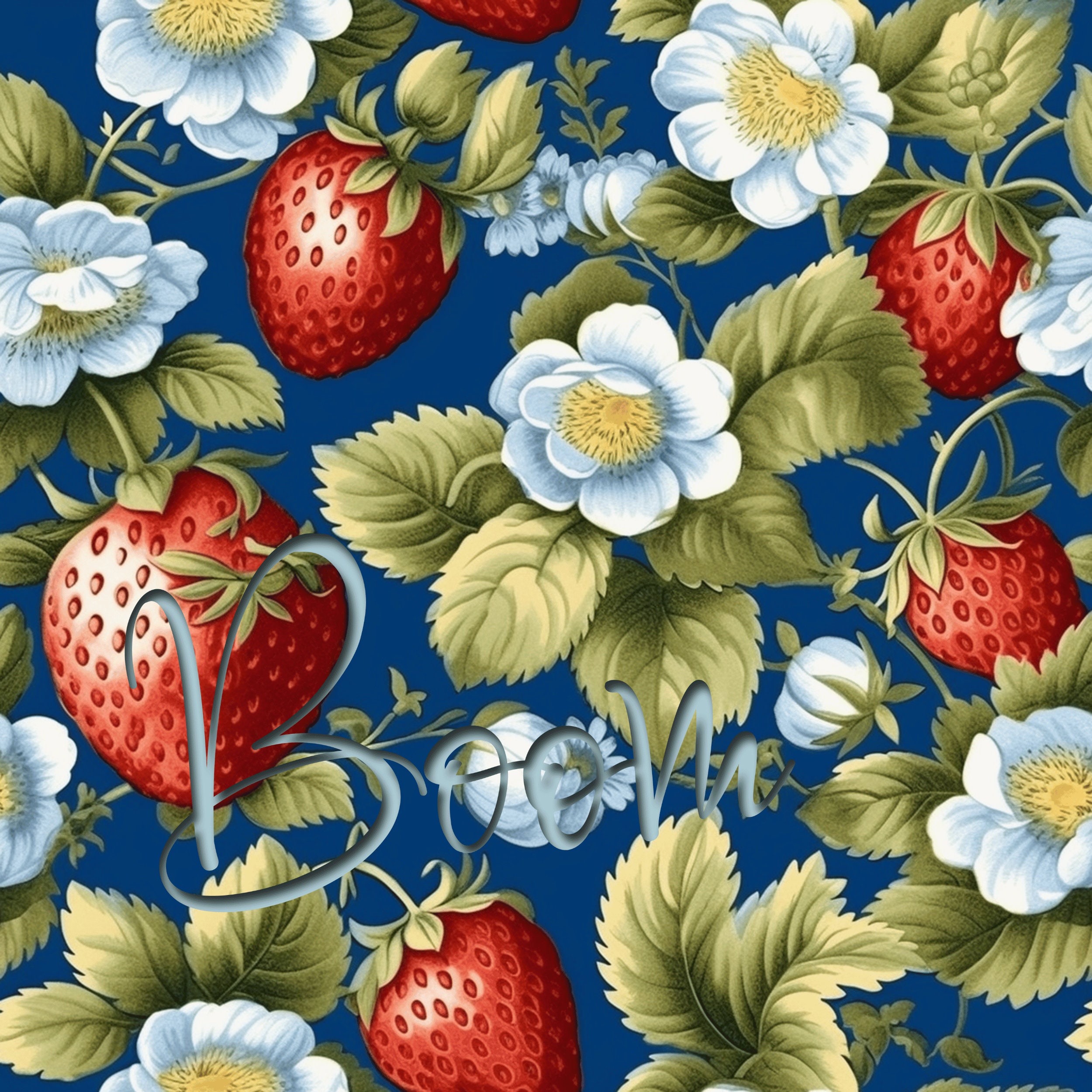 Seamless Strawberries Pattern Seamless Strawberries - Etsy