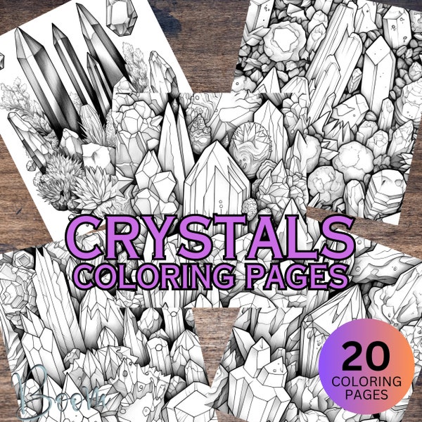 Crystal Coloring - Etsy