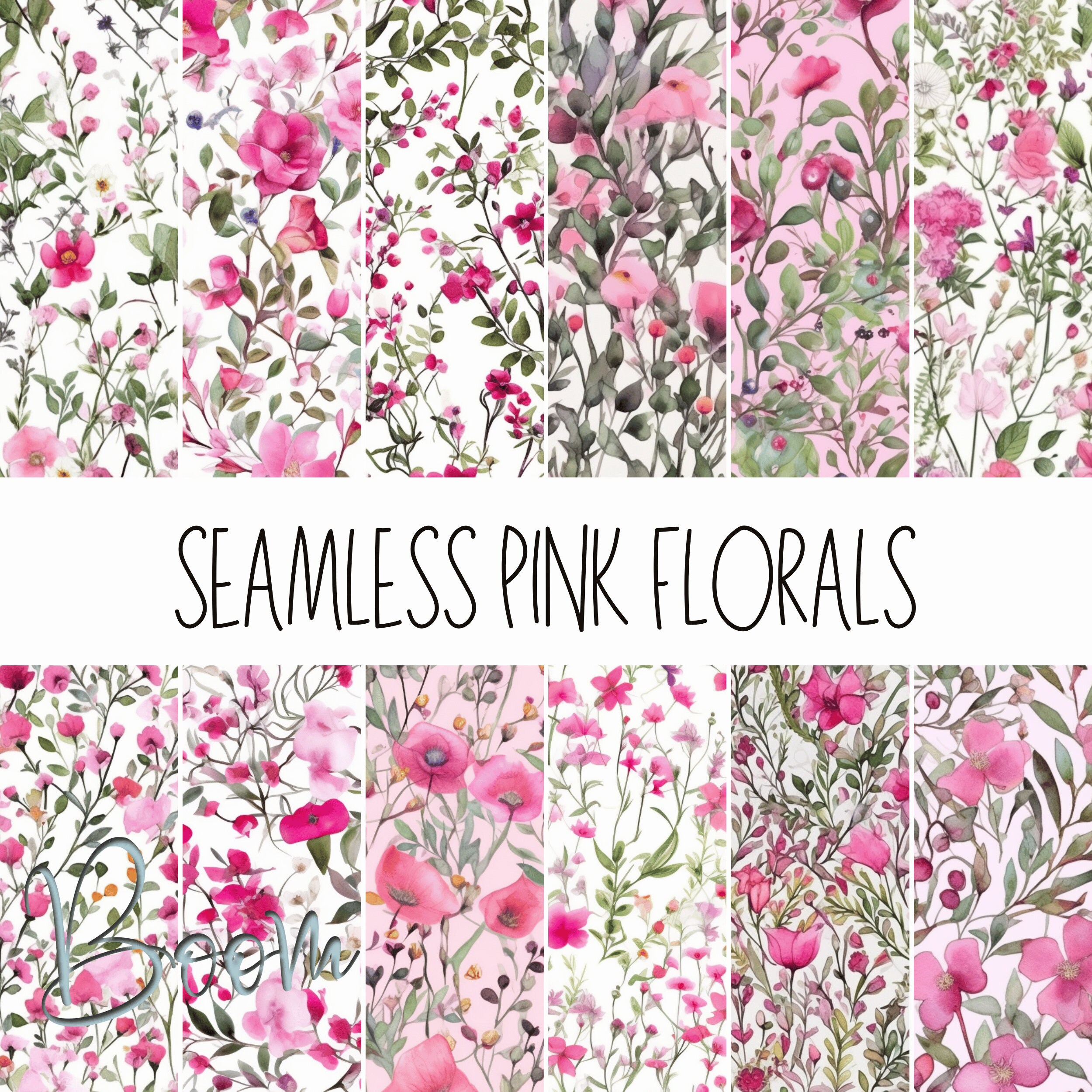 Floral Design Pattern Pink