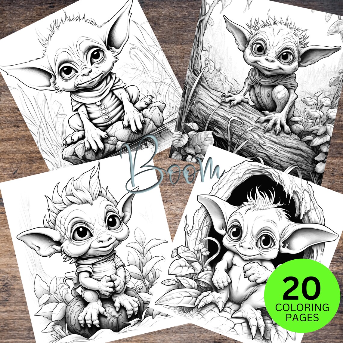 Baby Goblins, Little Goblin Coloring Pages, Goblin Coloring Pages, 20 ...