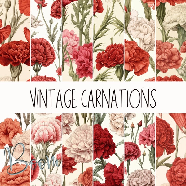 Paper Carnations - Etsy