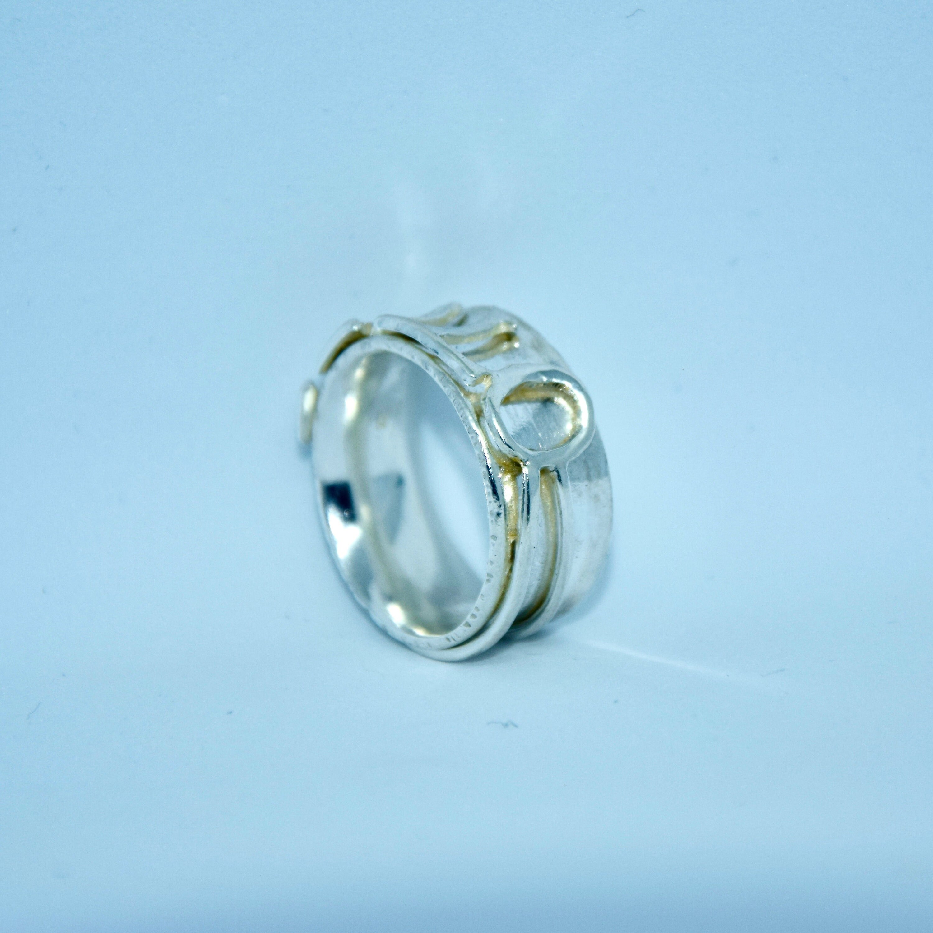 Halo Spinner Ring - Etsy