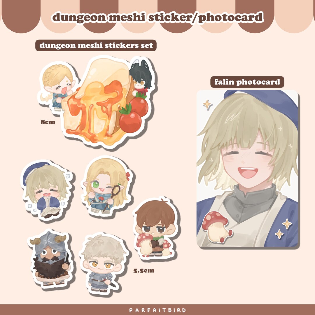 SALE Dungeon Meshi Stickers/photocard - Etsy