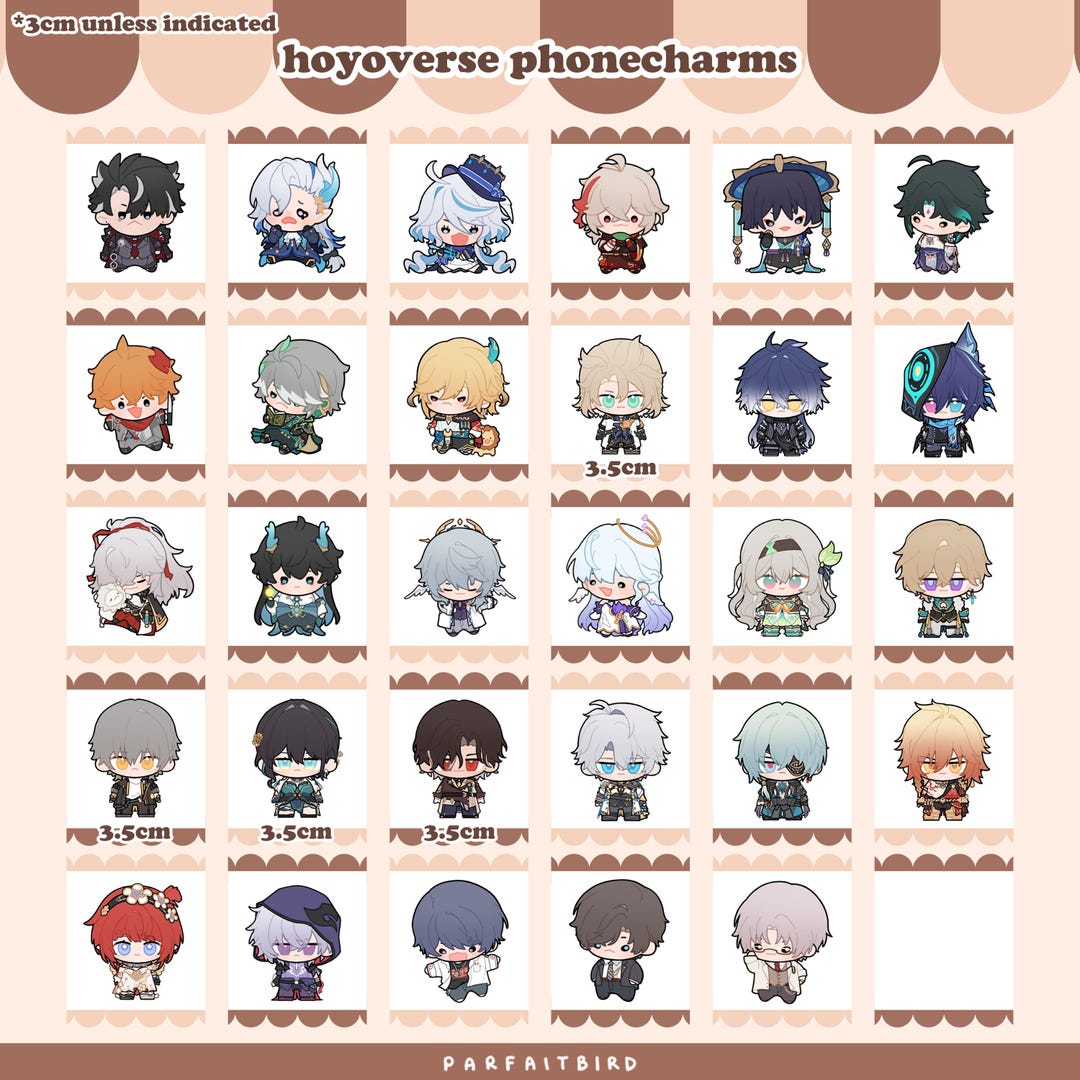 SALE Hoyo/idv/oc/r1999/green Yuri - Phonecharms - Etsy