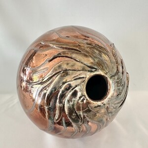Raku Luster Vase 9"h X 8"w - Etsy