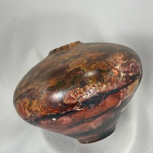 Raku Tiger Saggar Japanese Water Vase 7.5H X 10W - Etsy