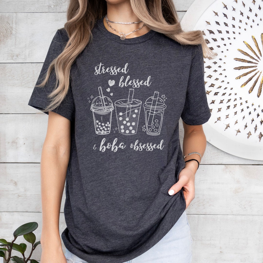 Boba Lover Shirt Cute Girl Gift Idea Gift for Boba Enthusiasts Bubble ...