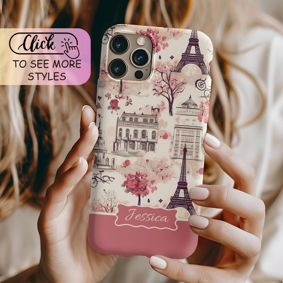 Personalized Vintage Paris France Phone Case,customized iPhone 15 14 13 ...