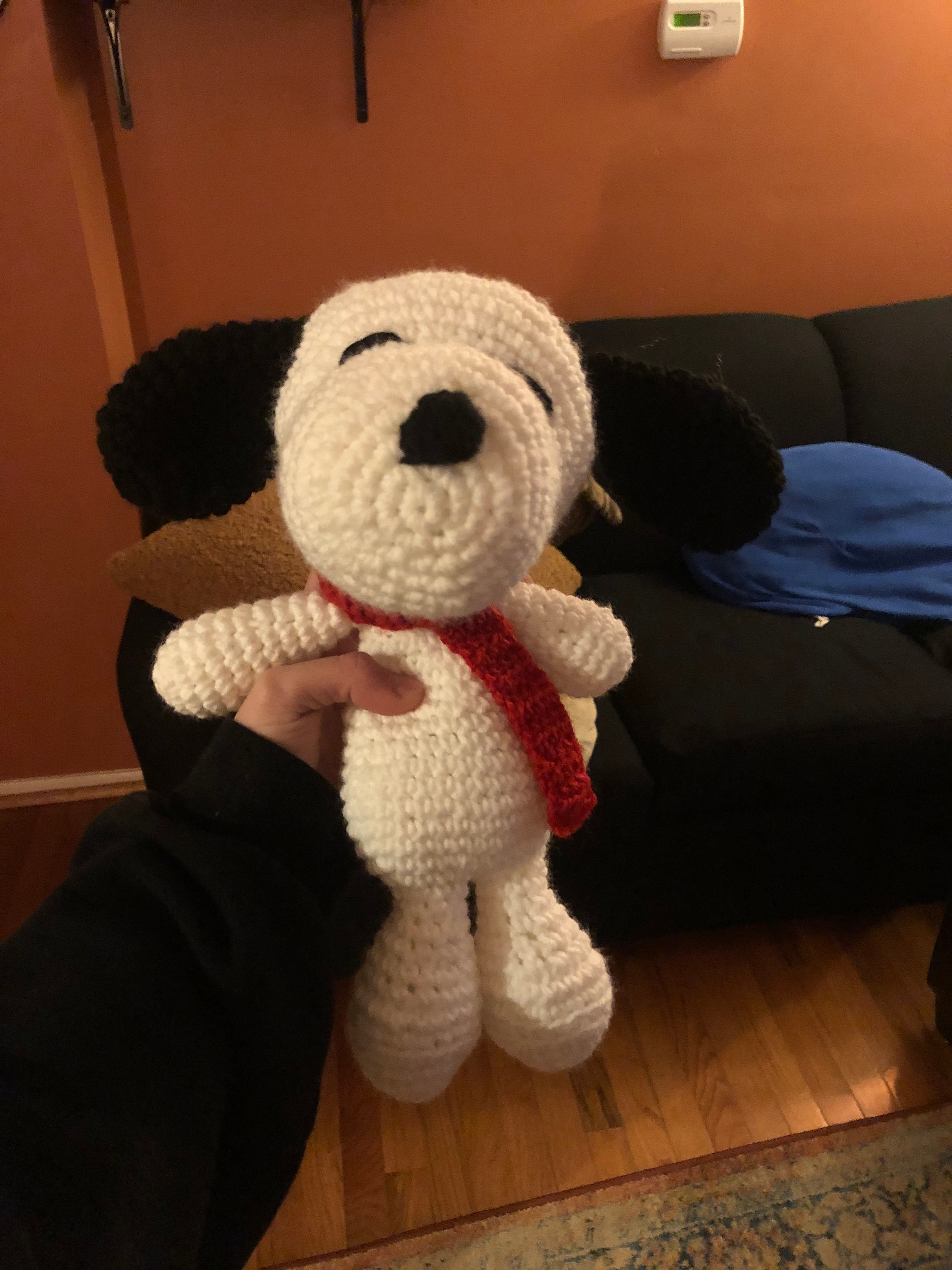 Crochet Snoopy Plush - Etsy