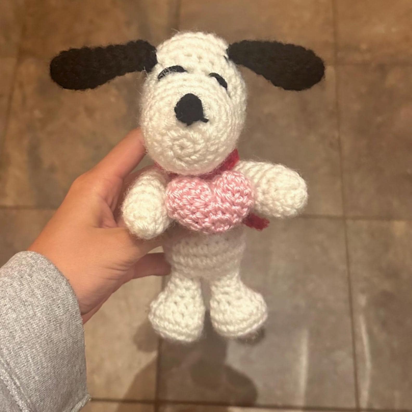 Mini Crochet Snoopy Plush - Etsy