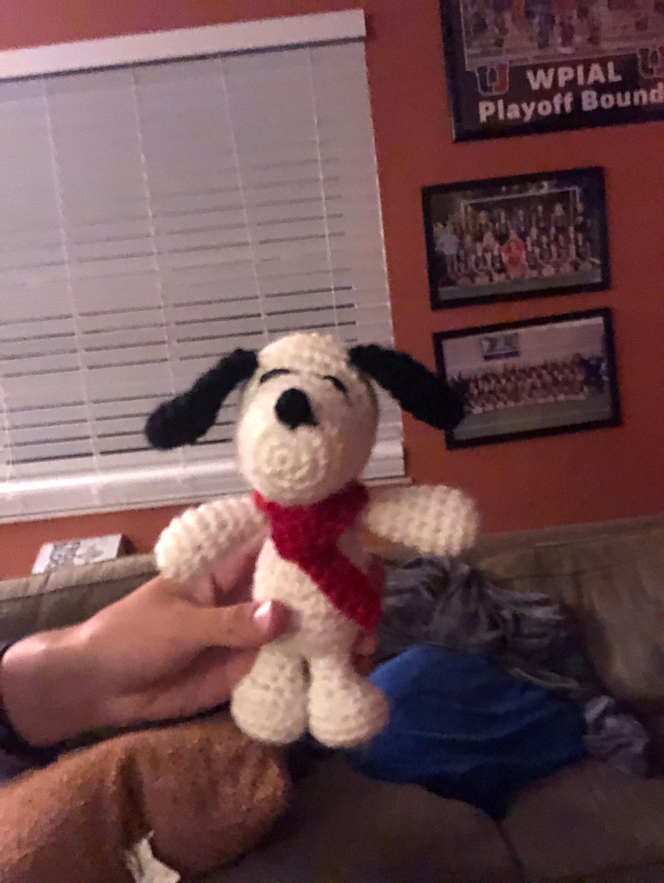 Mini Crochet Snoopy Plush - Etsy