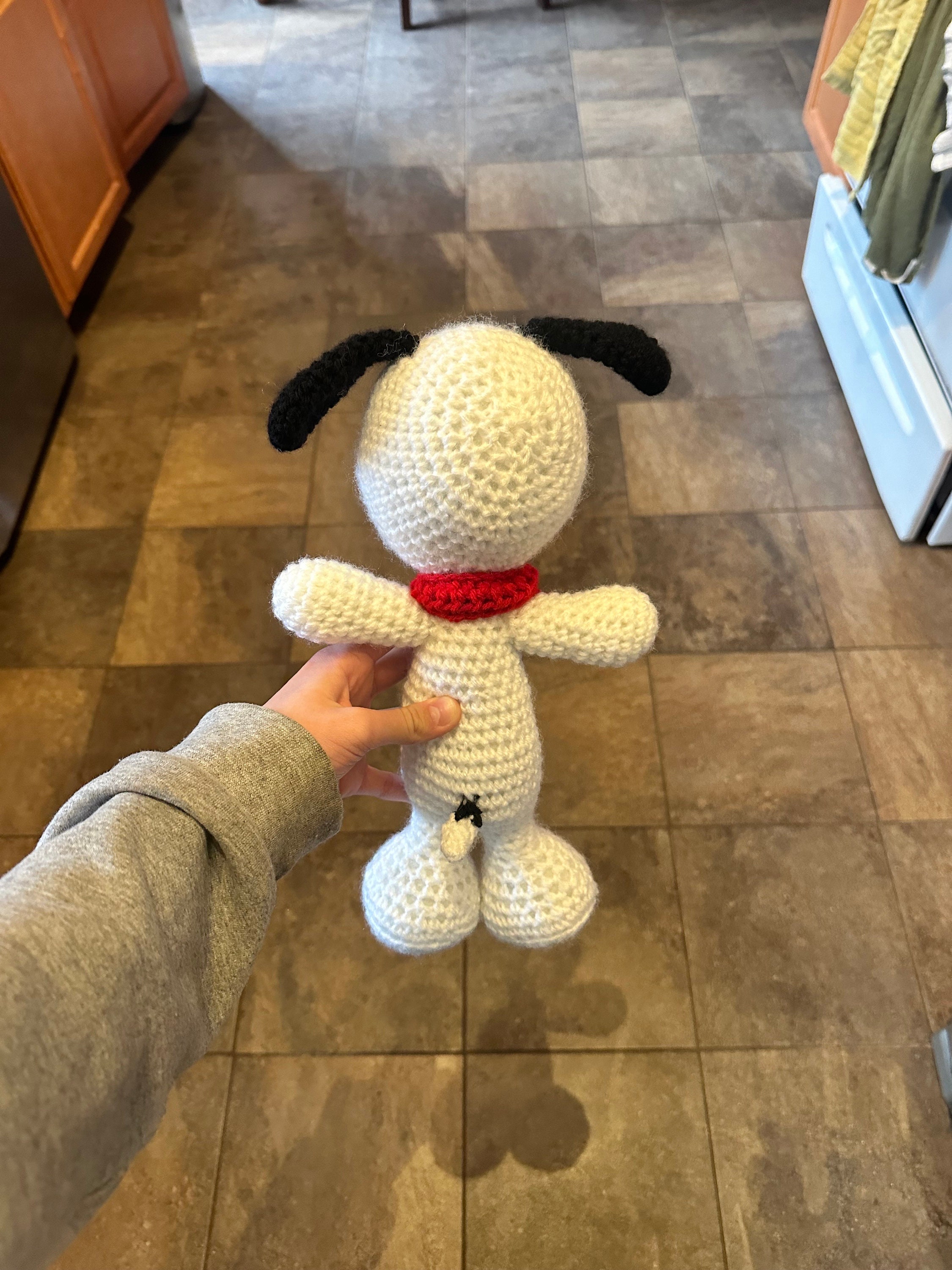 Crochet Snoopy Plush - Etsy