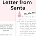 Santa Letter for Kids Printable, Printable Card From Santa for Kids on ...