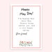 May Day Card for Kids Printable Letter Size With Flower Cutouts, May ...
