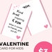 Pink Kind Valentine's Day Cards for Classmates, Friend, Instant ...