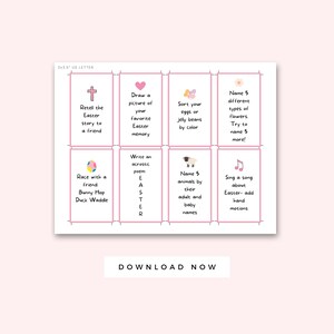 Easter Task Cards for Kids Color, Easter Activities for Preschoolers ...