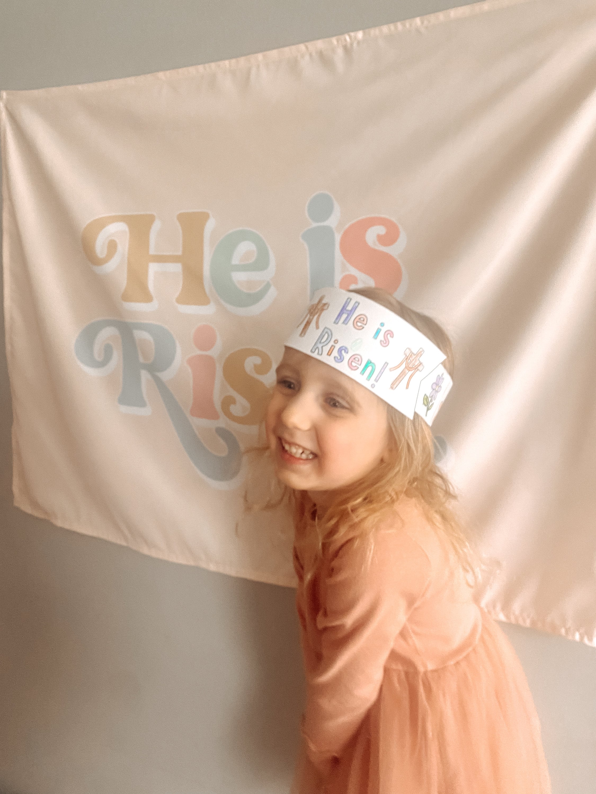 He is Risen Printable Easter Crown for Kids, Resurrection Sunday School ...