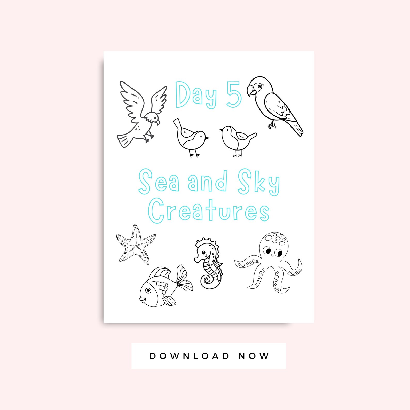 Creation Days Coloring Pages, 7 Days of Creation Preschool Activities ...