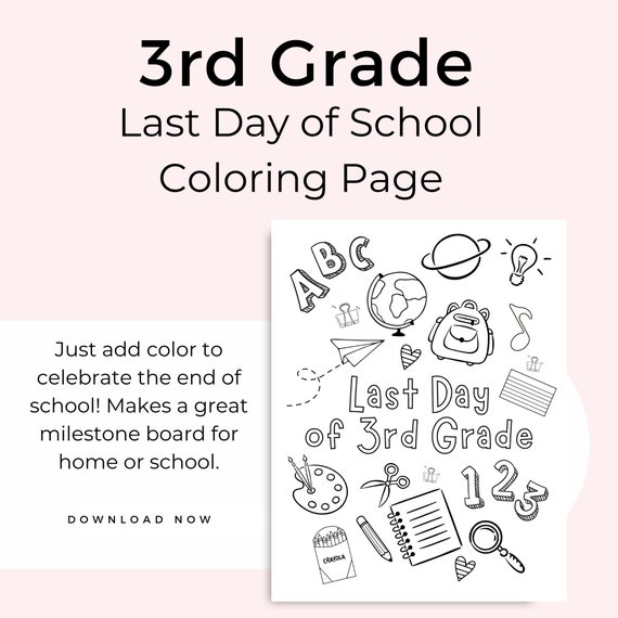 End Of School Coloring Pages [2025]