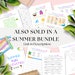 Summer Coloring Pages for Kids, Preschool Summer Printable Activities ...