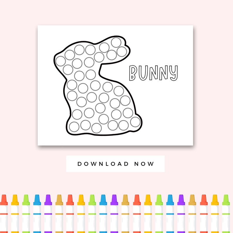 Spring Dot Marker Activity, Do a Dot Printables for Kids, Preschool ...