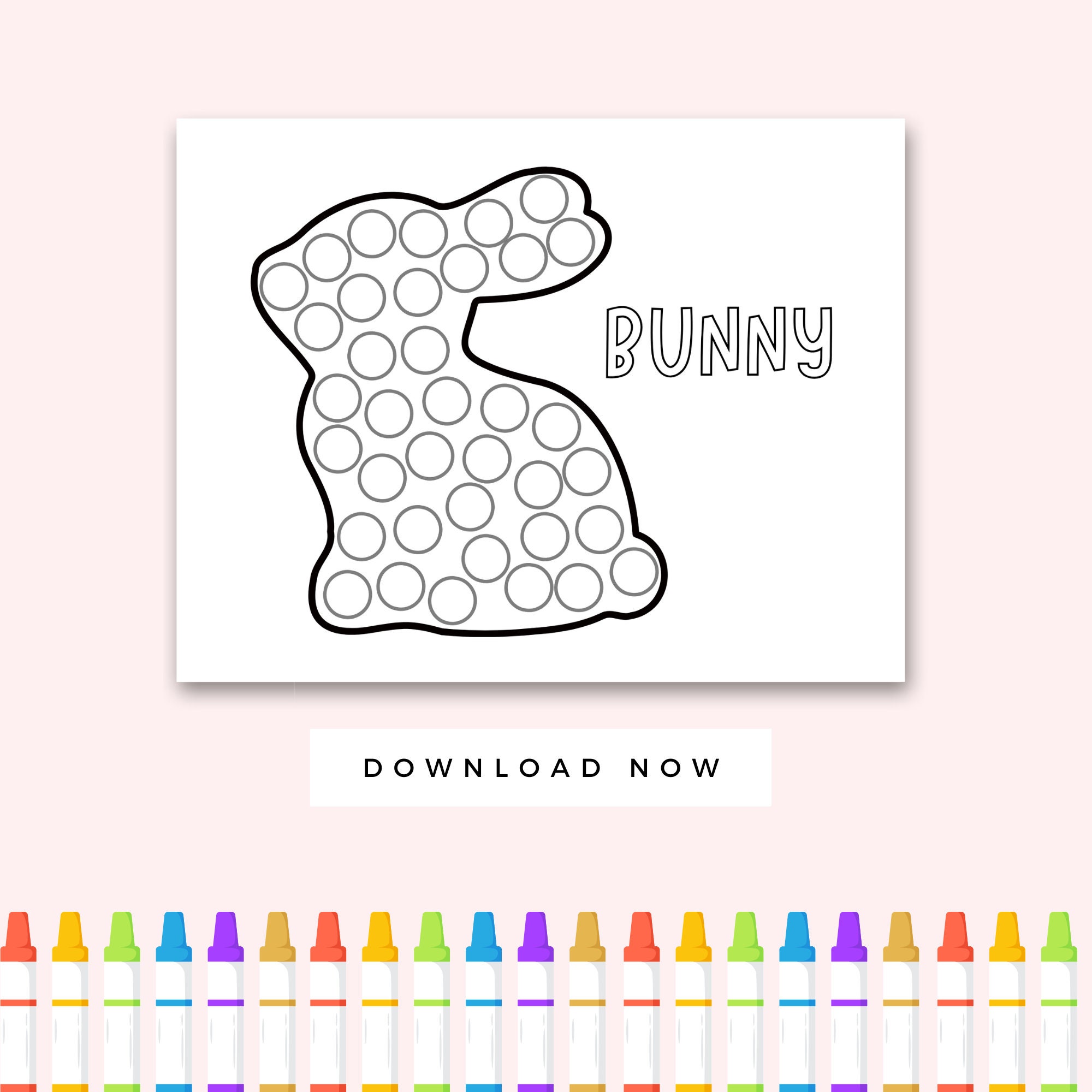 Spring Dot Marker Activity, Do a Dot Printables for Kids, Preschool ...
