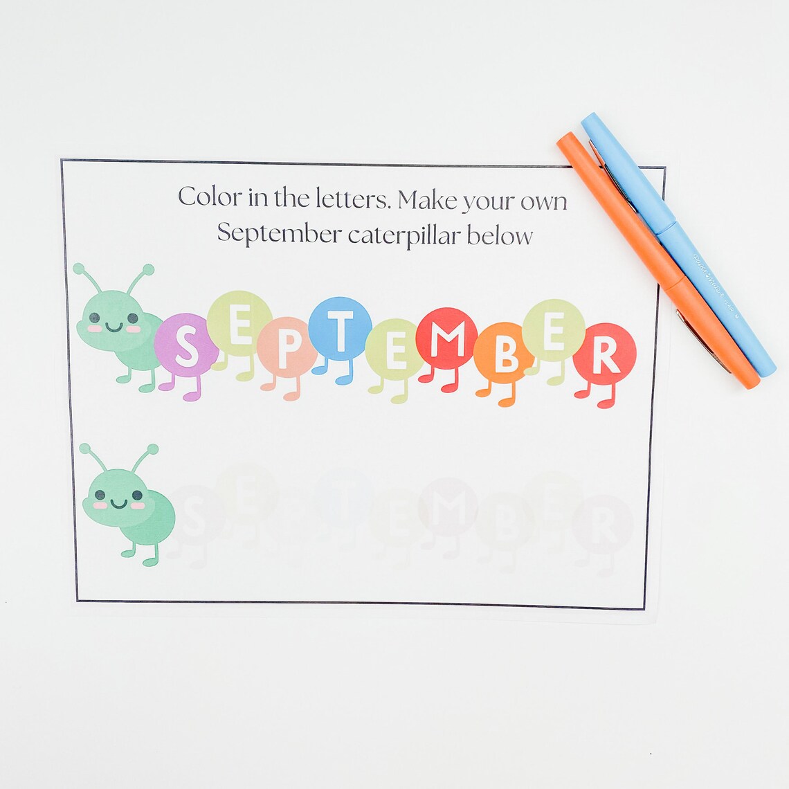 September Busy Book Printable Preschool Busy Book NO PREP - Etsy