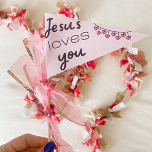 Christian Valentine's Day Pennant Printables, Valentine Photo Props ...