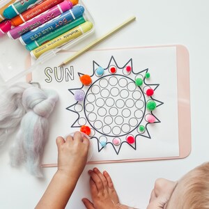 Summer Dot Marker Activity, Do a Dot Printables for Kids, Preschool ...