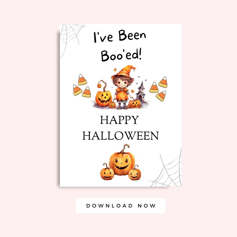 Work You've Been Booed Printable Letter, Halloween Boo Basket ...