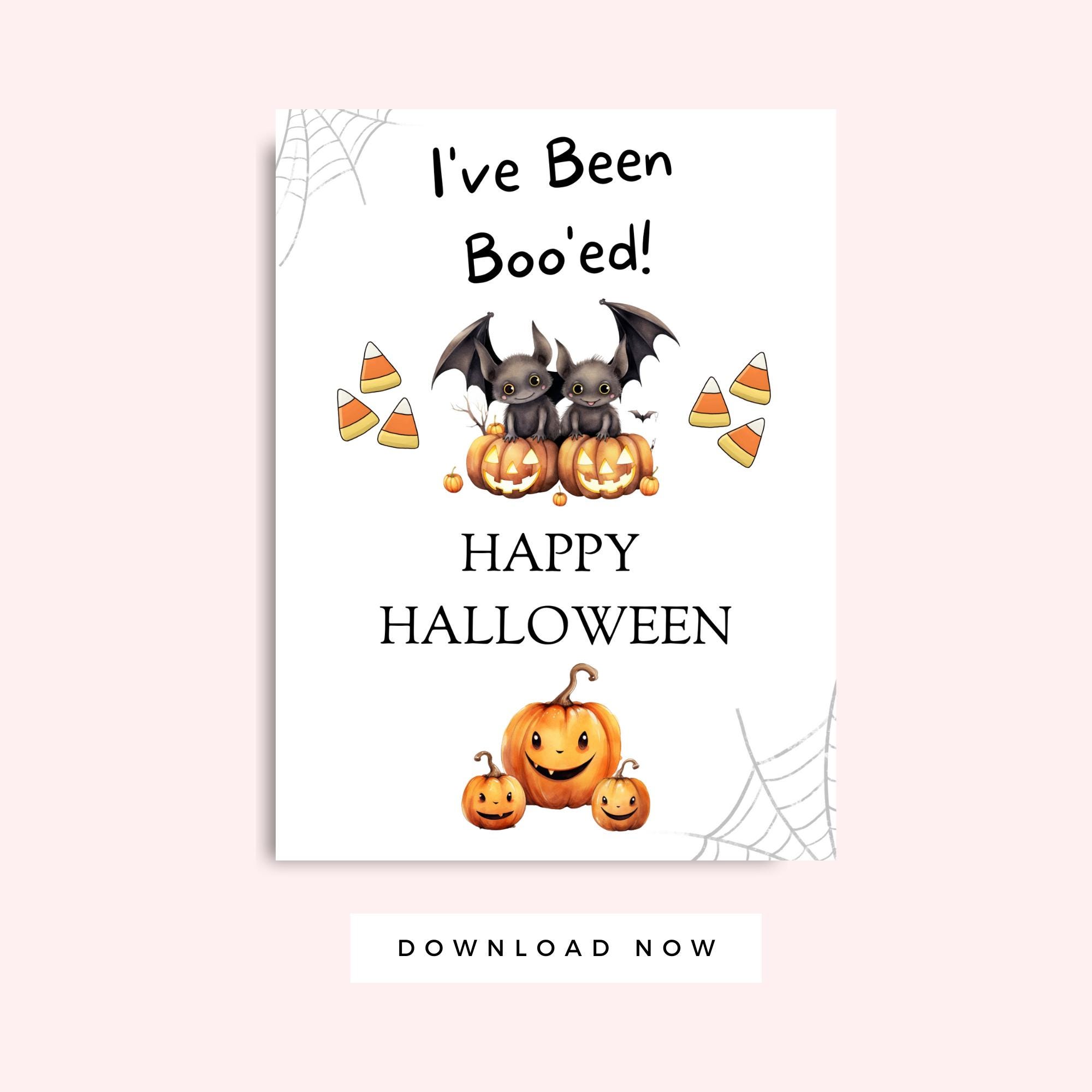 Work You've Been Booed Printable Letter, Halloween Boo Basket ...
