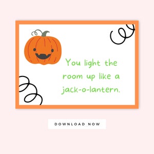 Halloween Lunch Box Notes for Kids, October School Ideas, Instant ...