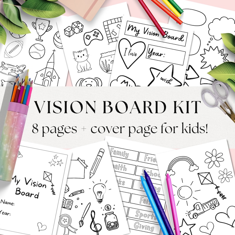 Kids Nye Vision Board - Etsy UK