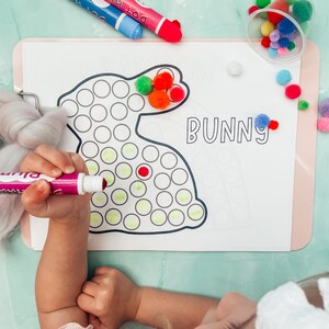 Spring Dot Marker Activity, Do a Dot Printables for Kids, Preschool ...