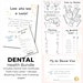 Preschool Dental Health Printable Activities Bundle, Tooth Fairy Letter ...
