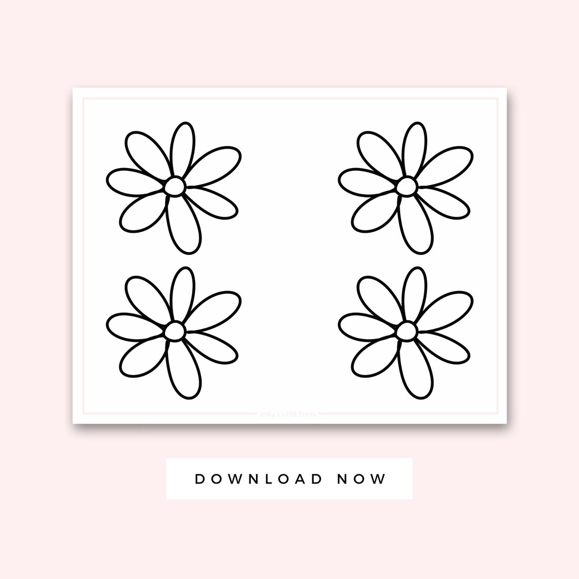 May Day Cards for Kids Printable 4x6 Inch With Flower Cutouts, May Day ...