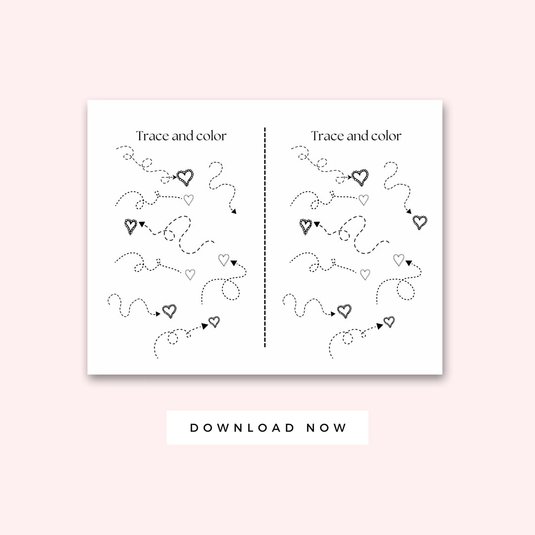 Wedding Trace and Color Page for Kids, Wedding Day Kid Table Printable ...