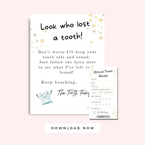 Preschool Dental Health Printable Activities Bundle, Tooth Fairy Letter ...