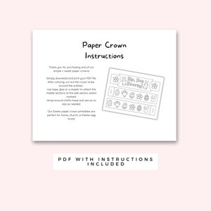 Hip Hop Hooray Easter Crown for Kids, Easter Printable Activity for ...