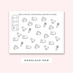 Easter Activity Pack for Kids, Easter Themed Worksheets for Preschool ...