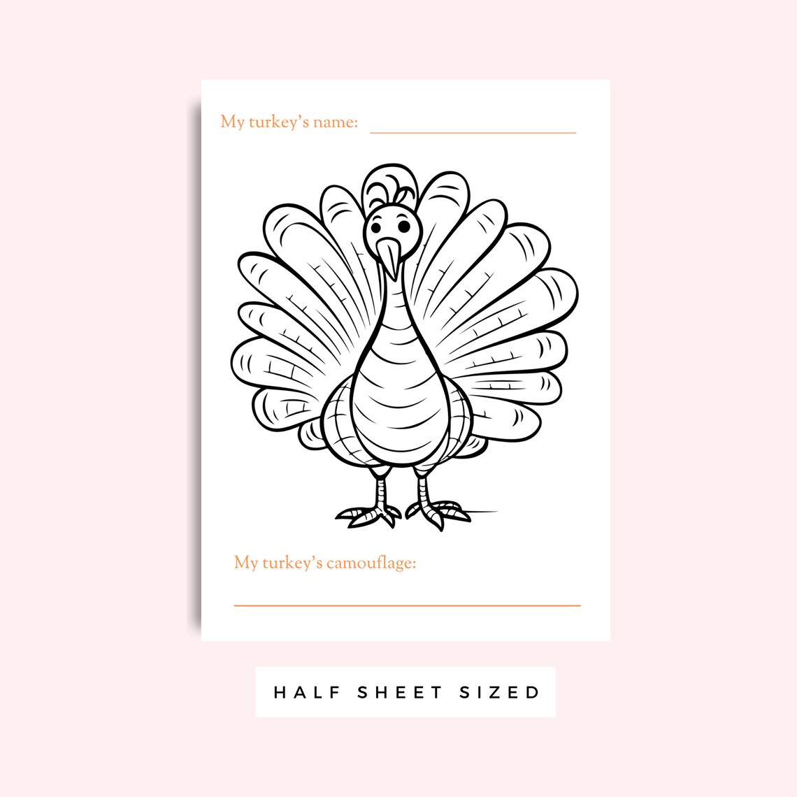 Turkey Disguise Activity for Kids, Thanksgiving Parade Scavenger Hunt ...