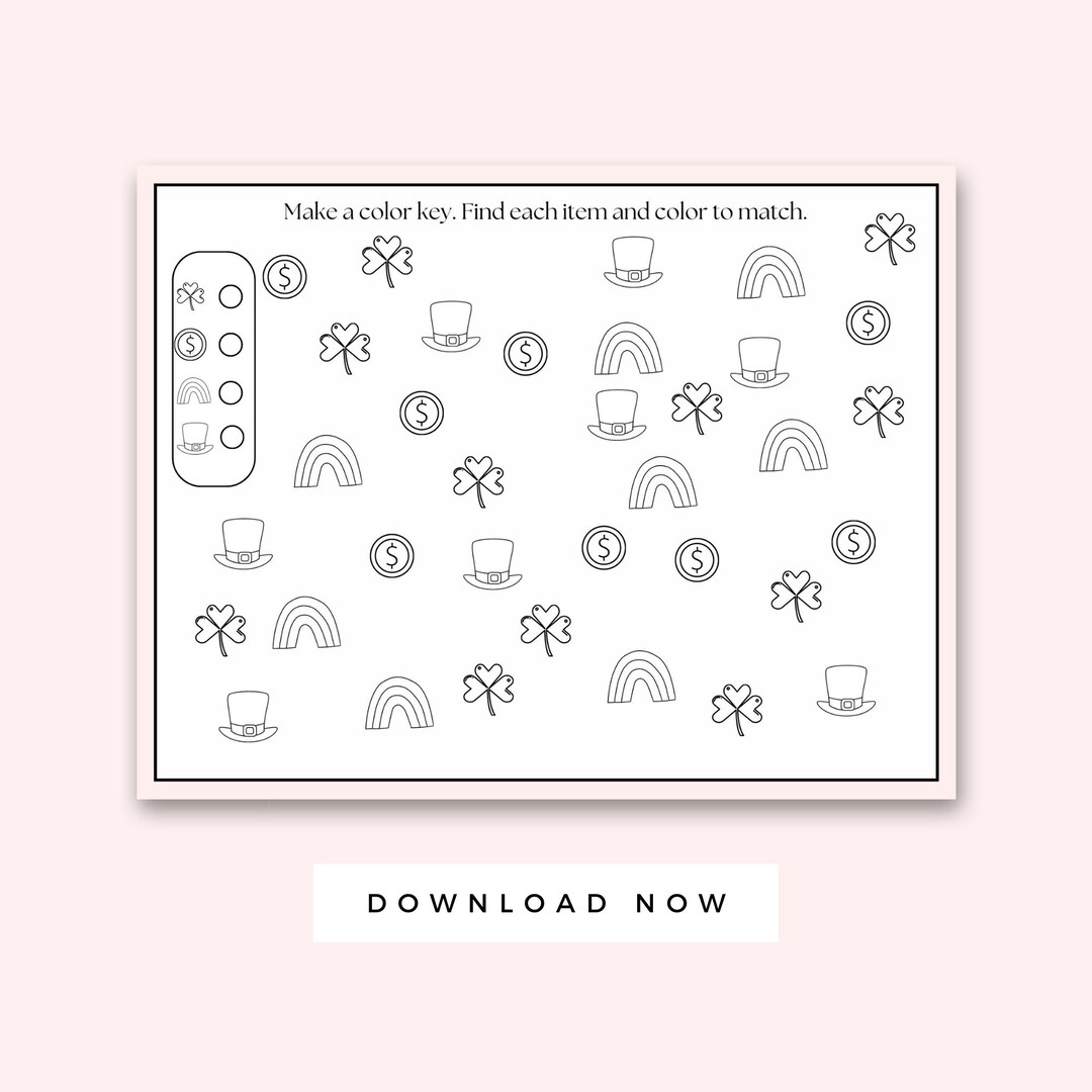 Saint Patrick's Day Coloring Page, Leprechaun Kid Activities, Printable ...