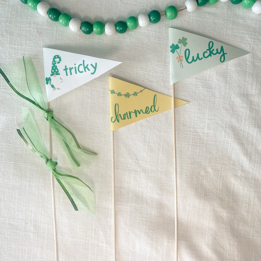 St. Patrick's Day Pennant Printables, Saint Patty's Day Photo Props for ...