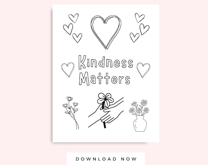 Spring Kindness Card Templates | Elementary Printable Kindness Activity ...