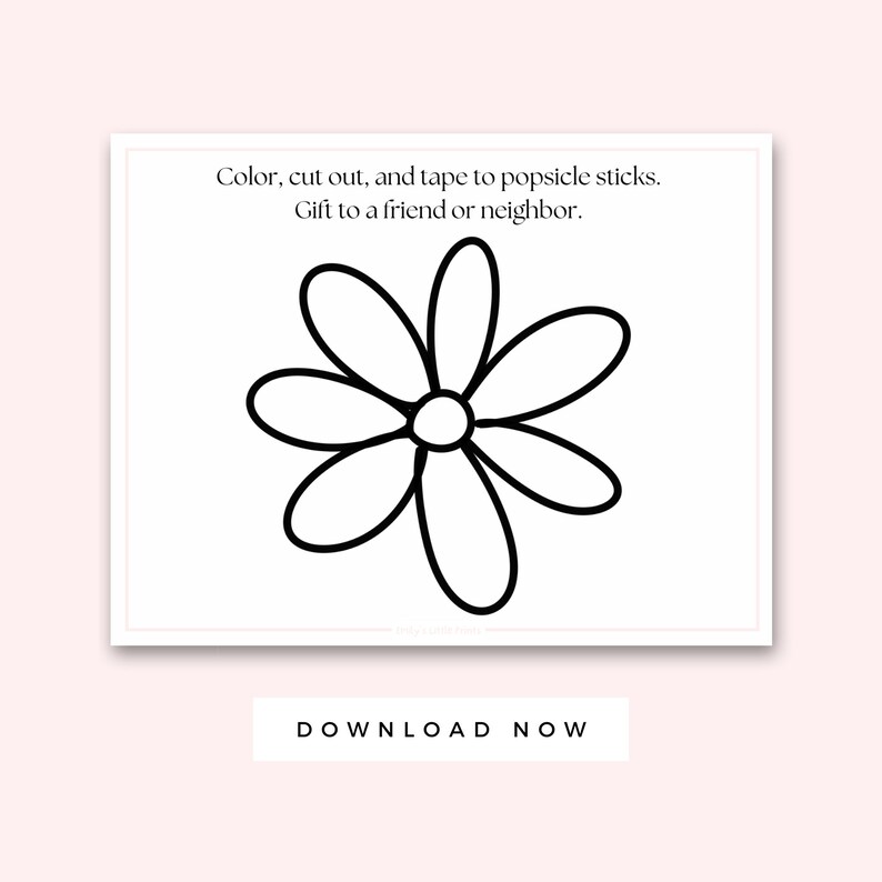 May Day Cards for Kids Printable 4x6 Inch With Flower Cutouts, May Day ...